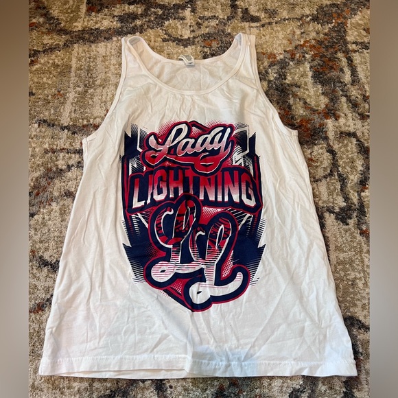 Tops | Lady Lightning 221 Themed Tank | Poshmark
